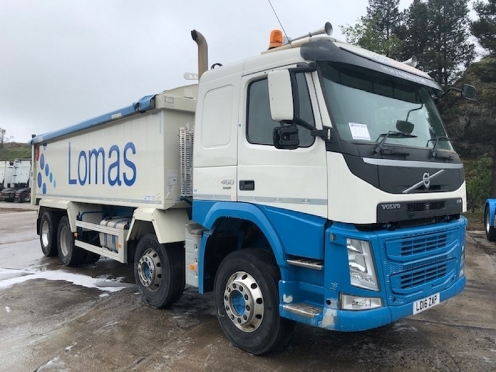 2016 VOLVO FM 460 Euro 6 8x4 Tipper
