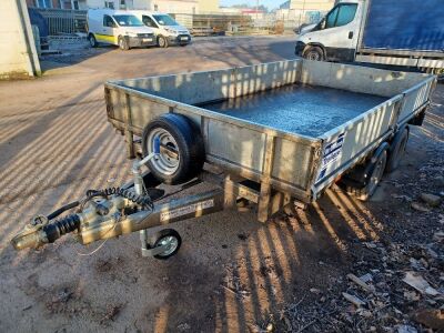2018 Ifor Williams 3500Kg Tandem Axle Drawbar Dropside Flat Trailer ...