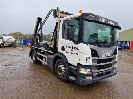 2018 Scania P280 4x2 Telescopic Skip Loader | Malcolm Harrison