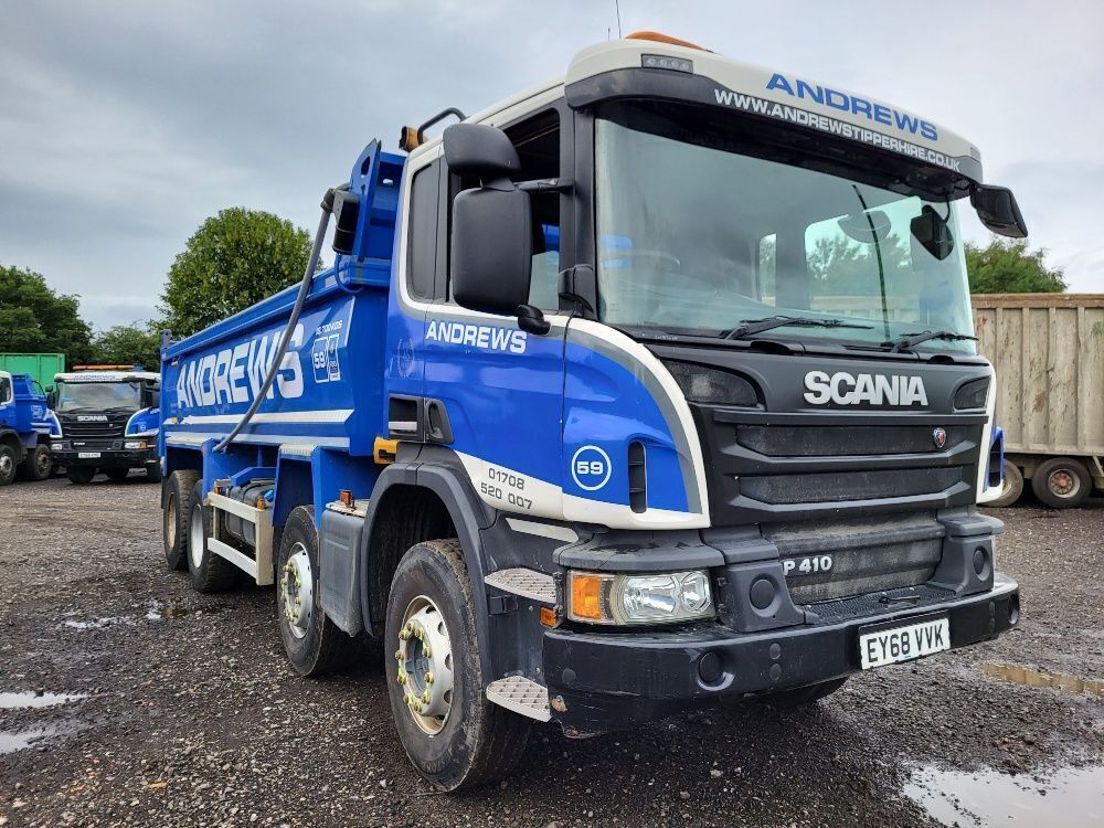 2018 Scania P410 8x4 Steel Body Tipper | Malcolm Harrison