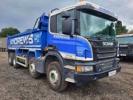 2018 Scania P410 8x4 Steel Body Tipper | Malcolm Harrison