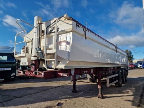 2016 Wilcox Triaxle 42³ Megalite Aluminium Aggregate Tipping Trailer ...