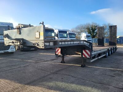 2014 Faymonville 4 Axle Rear Steer Extending & Widener Low Loader ...