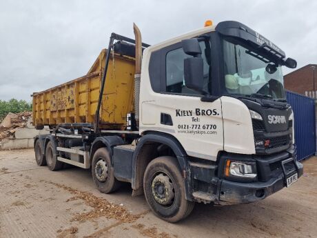 2018 Scania P410XT 8x4 Hook Loader | Malcolm Harrison