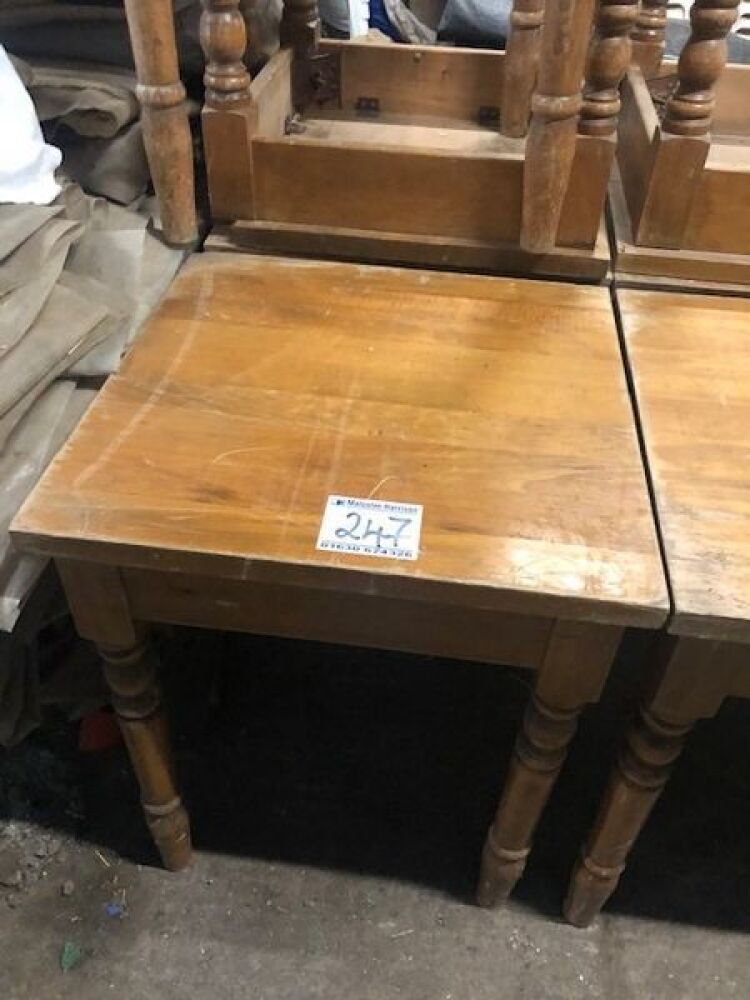 7 of 2ft x2ft Wood Tables | Malcolm Harrison