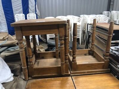 7 of 2ft x2ft Wood Tables | Malcolm Harrison