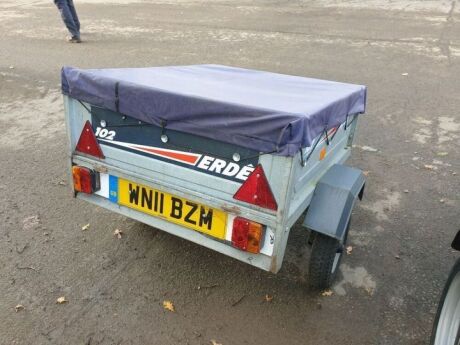 2006 Erde 102 Single Axle Drawbar Trailer | Malcolm Harrison