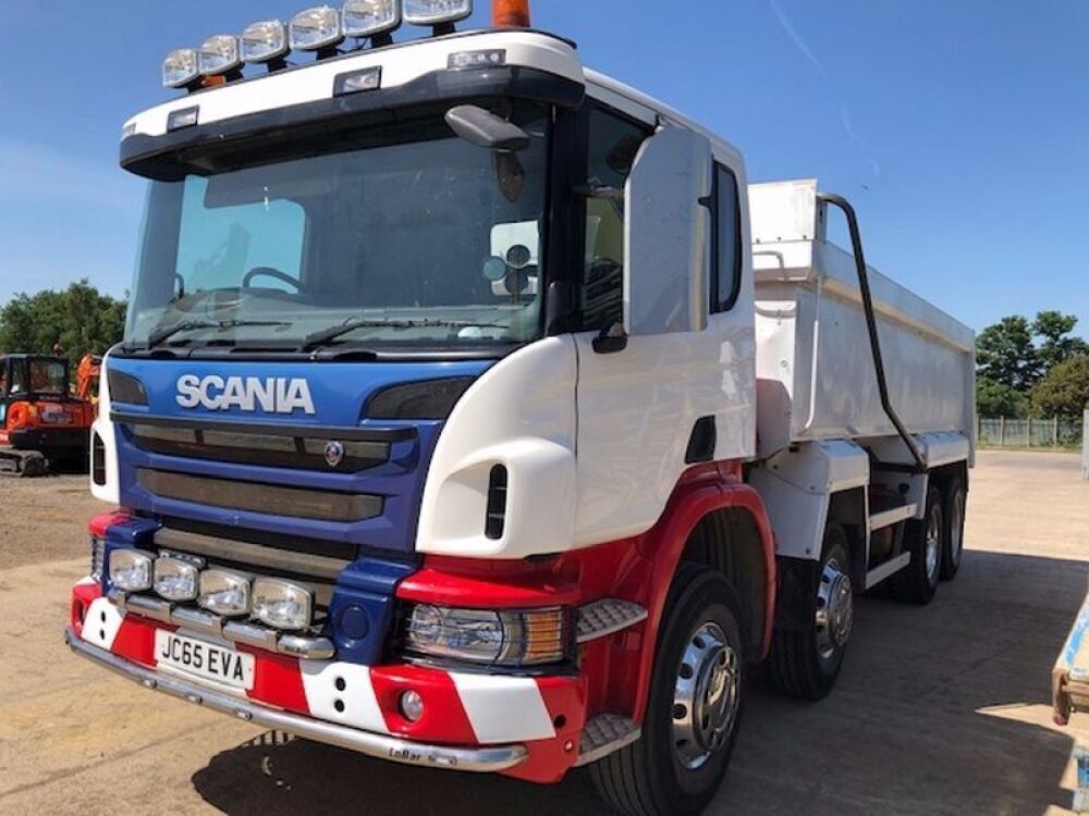 2015 Scania P410 8x4 Alloy Body Aggregate Tipper | Malcolm Harrison