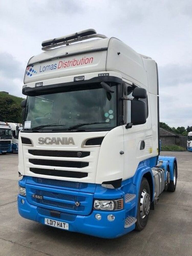 2017 Scania R580 V8 6x2 Mini Mid Lift Tractor Unit | Malcolm Harrison